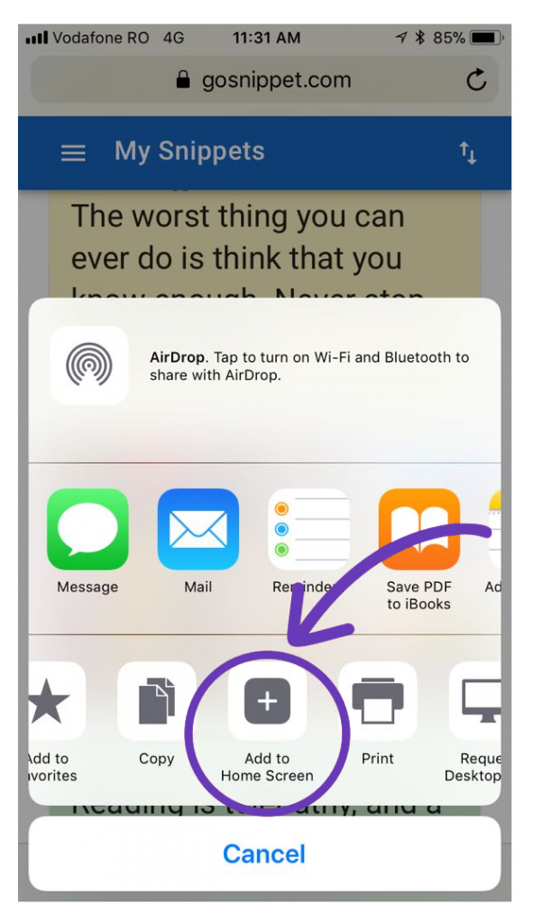 Snippet on your mobile device - Snippet's Blog