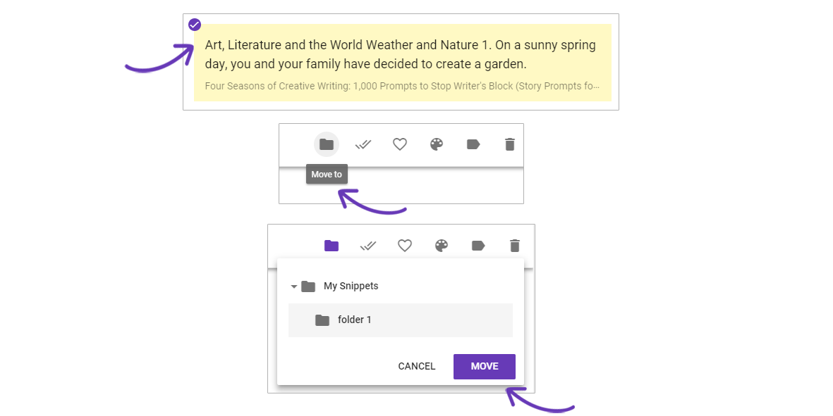 Working with folders - Snippet's Blog