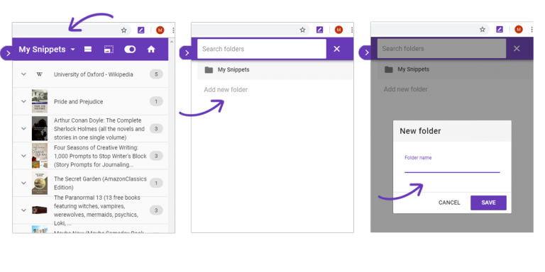 Working with folders - Snippet's Blog